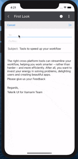 Telerik Ui For Xamarin R1 2021 New Darkmode Richtexteditor