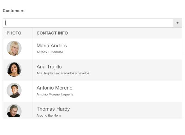 Multicolumncombobox Aspnet Mvc Controls Telerik Ui For Aspnet Mvc