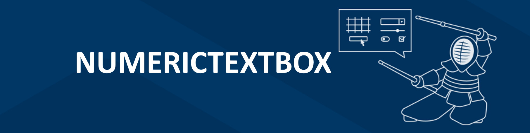 How To Use A Jquery Numerictextbox Ui Component In Your App