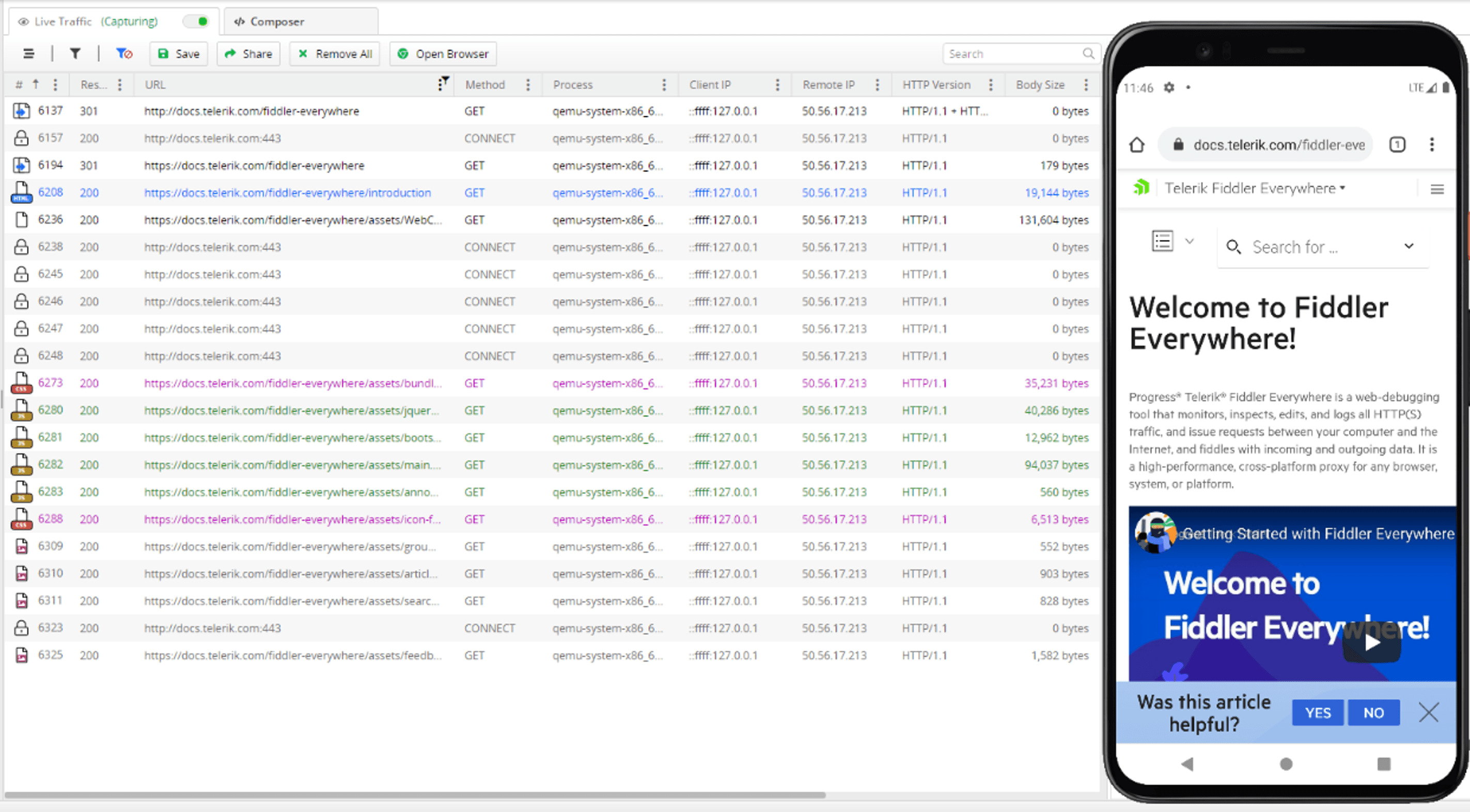 How To Easily Capture Android Mobile Traffic Fiddler