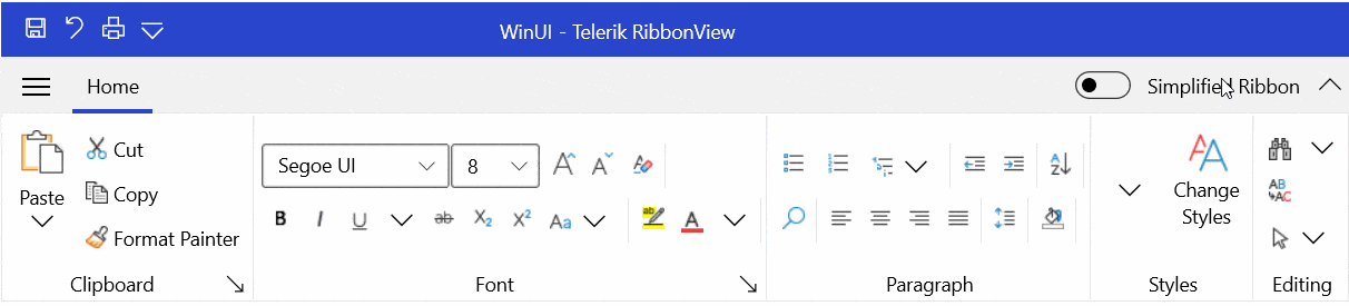Telerik Ui For Winui R1 2021 New Ribbonview Barcode More