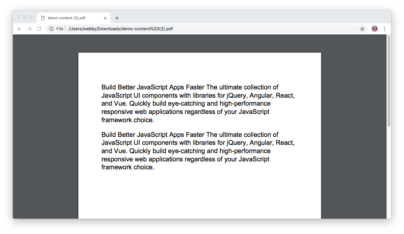 Exporting Angular Page Content to PDF Using Kendo UI Exporting Angular Page Content to PDF Using Kendo UI