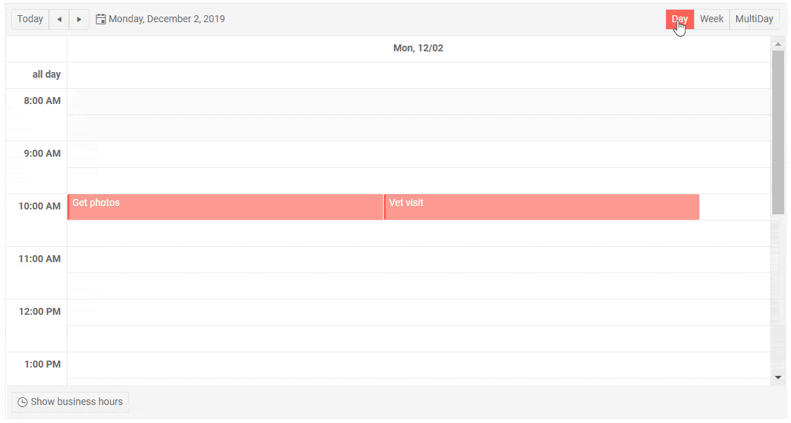 Telerik Ui For Blazor Scheduler Globalization