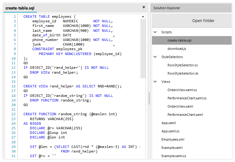 Telerik Ui For Winforms Syntax Editor Progress Ui For Winforms