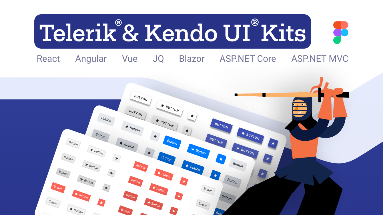 Introducing The New Telerik And Kendo Ui Design Kits For Figma