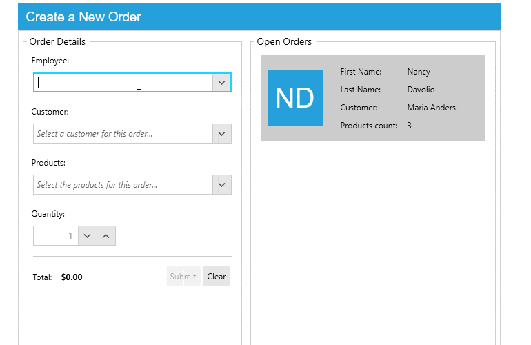 Wpf Multicolumncombobox Control Telerik Ui For Wpf 0730