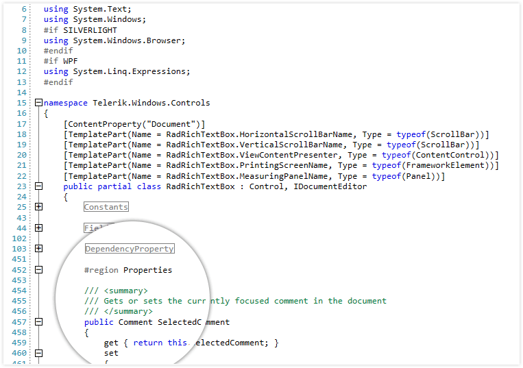 WPF SyntaxEditor Control | Telerik UI for WPF WPF SyntaxEditor Control | Telerik UI for WPF