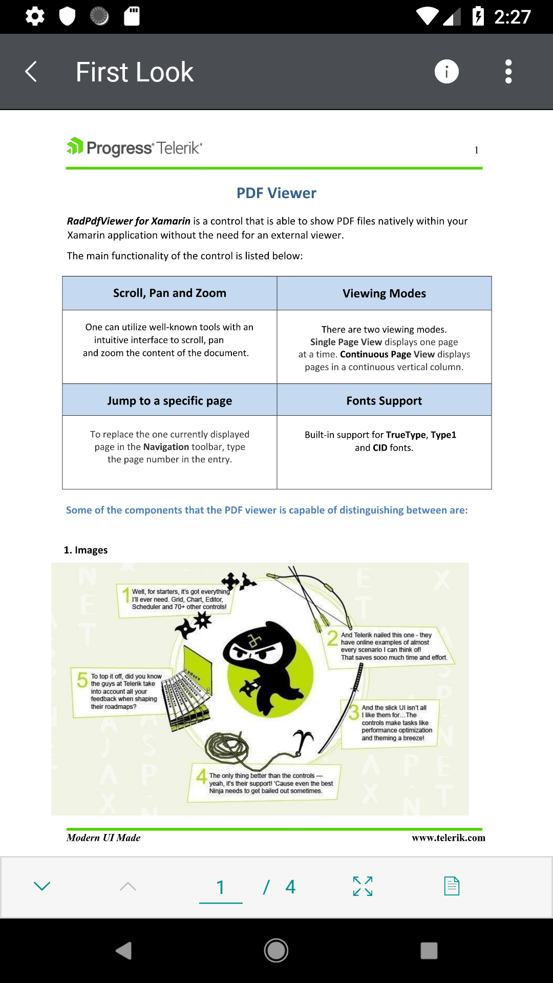 Xamarin Pdf Viewer Coming In Telerik R1 2019