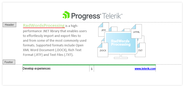 Wordsprocessing Asp Core Components Telerik Ui For Asp Core