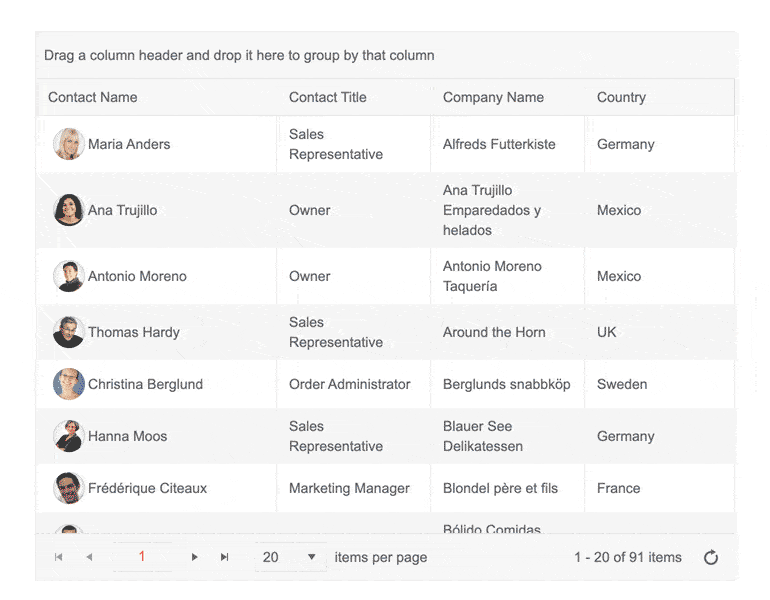 ASP.NET MVC Grid Component | Telerik UI for ASP.NET MVC ASP.NET MVC Grid Component | Telerik UI for ASP.NET MVC