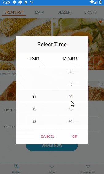 Telerik UI for Xamarin TimePicker Control Telerik UI for Xamarin TimePicker Control