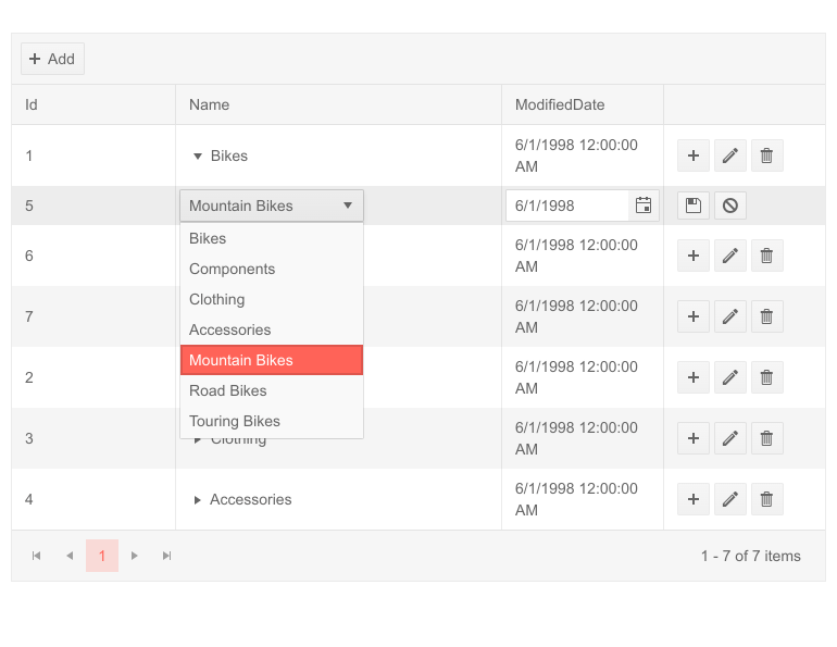 Treelist Telerik Ui For Blazor