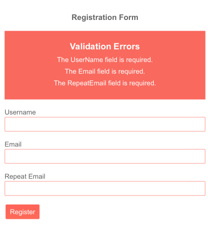 Blazor ValidationSummary Component | Telerik UI for Blazor Blazor ValidationSummary Component | Telerik UI for Blazor