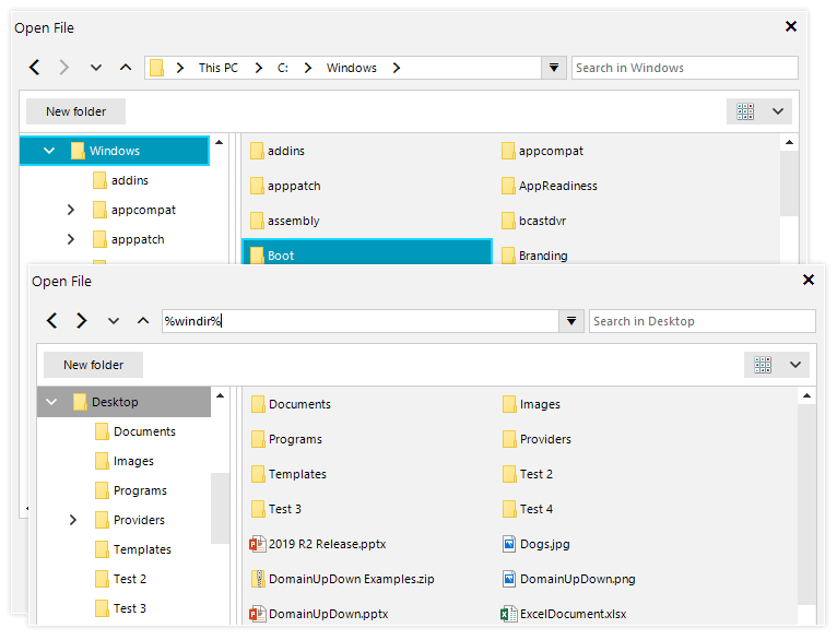File Dialogs Control Telerik Ui For Winforms Components Telerik