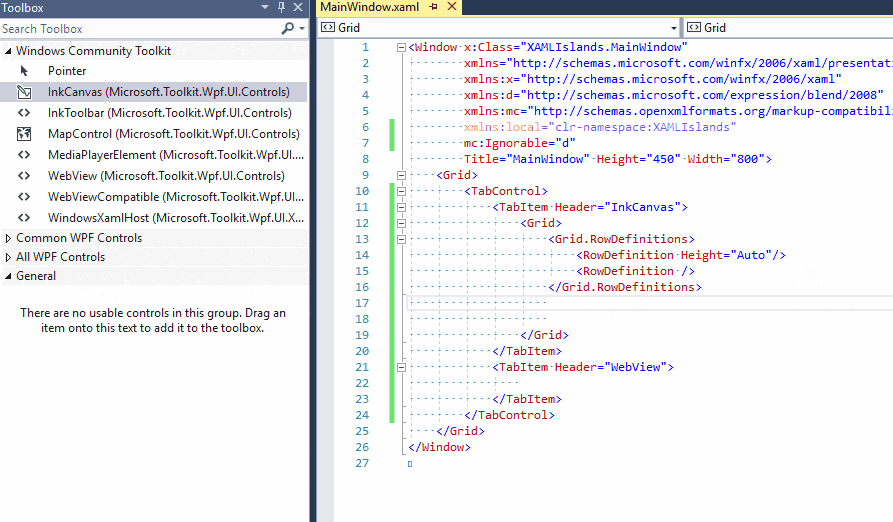 Getting Started With Xaml Islands Host Uwp Control In Wpf