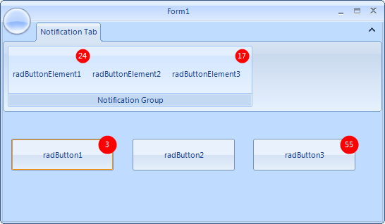 Notification Button Telerik Ui For Winforms Kb