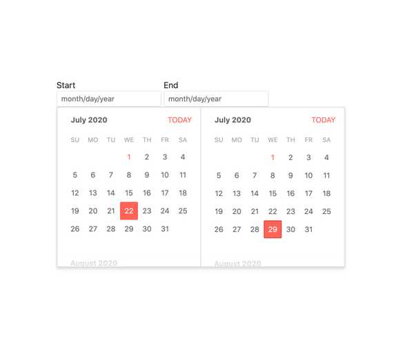 React Daterangepicker Kendoreact Ui Library