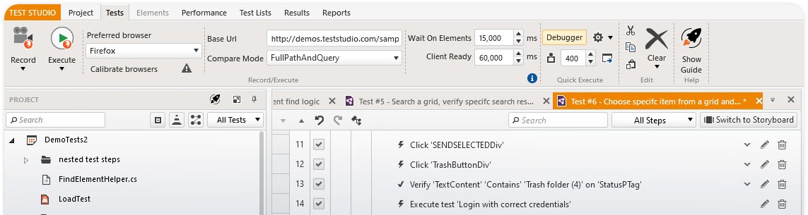 Automated Testing Software in Action | Test Studio Demos