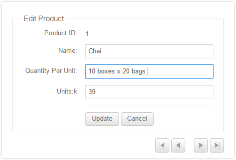 ASP.NET AJAX DataForm - RadControls for Web Forms | Telerik UI for ASP.NET AJAX