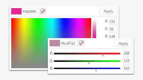 ASP.NET AJAX ColorPicker - RadControls for Web Forms | Telerik UI for ASP.NET AJAX