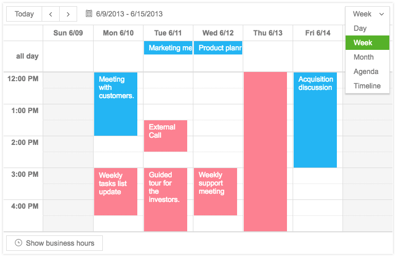 Scheduler - ASP.NET Core Components | Telerik UI for ASP.NET Core