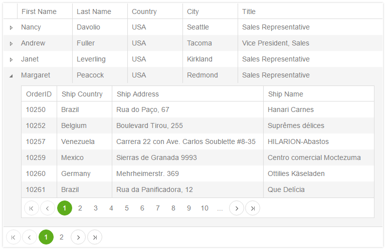 Grid Telerik Ui For Asp Core Controls Telerik