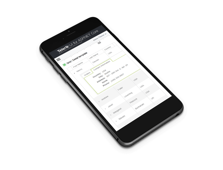 Grid Telerik Ui For Aspnet Core Controls Telerik