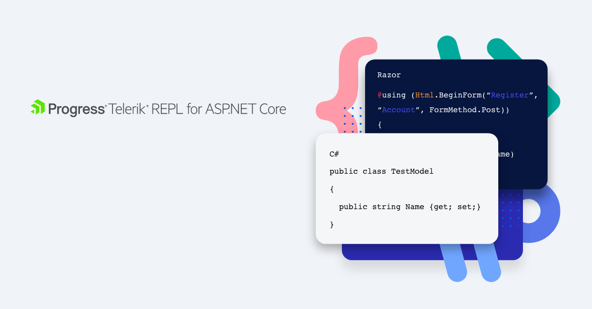 Aspnet Core Repl Write Compile Execute And Share Code Telerik Repl For Aspnet Core