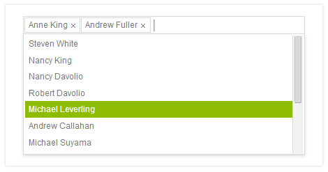 MultiSelect - ASP.NET MVC Controls | Telerik UI for ASP.NET MVC