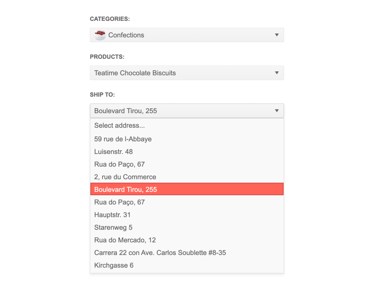 Aspnet Mvc Dropdownlist Component Telerik Ui For Aspnet Mvc