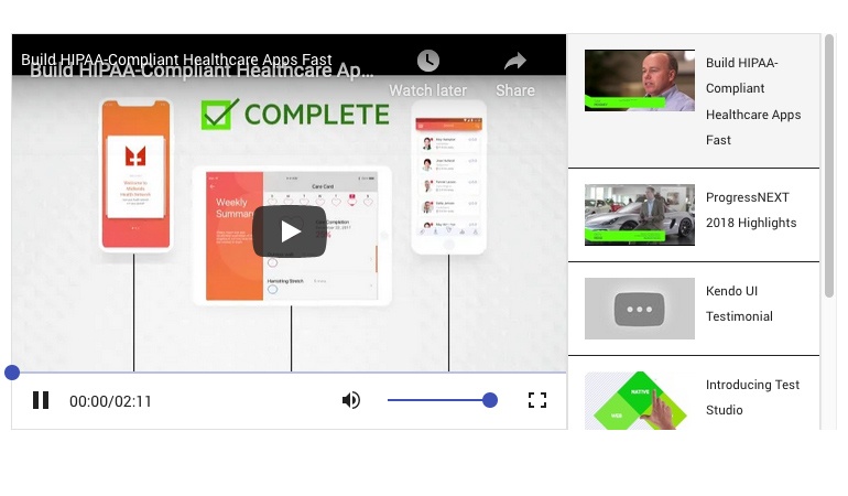 Media Player Aspnet Mvc Controls Telerik Ui For Aspnet Mvc