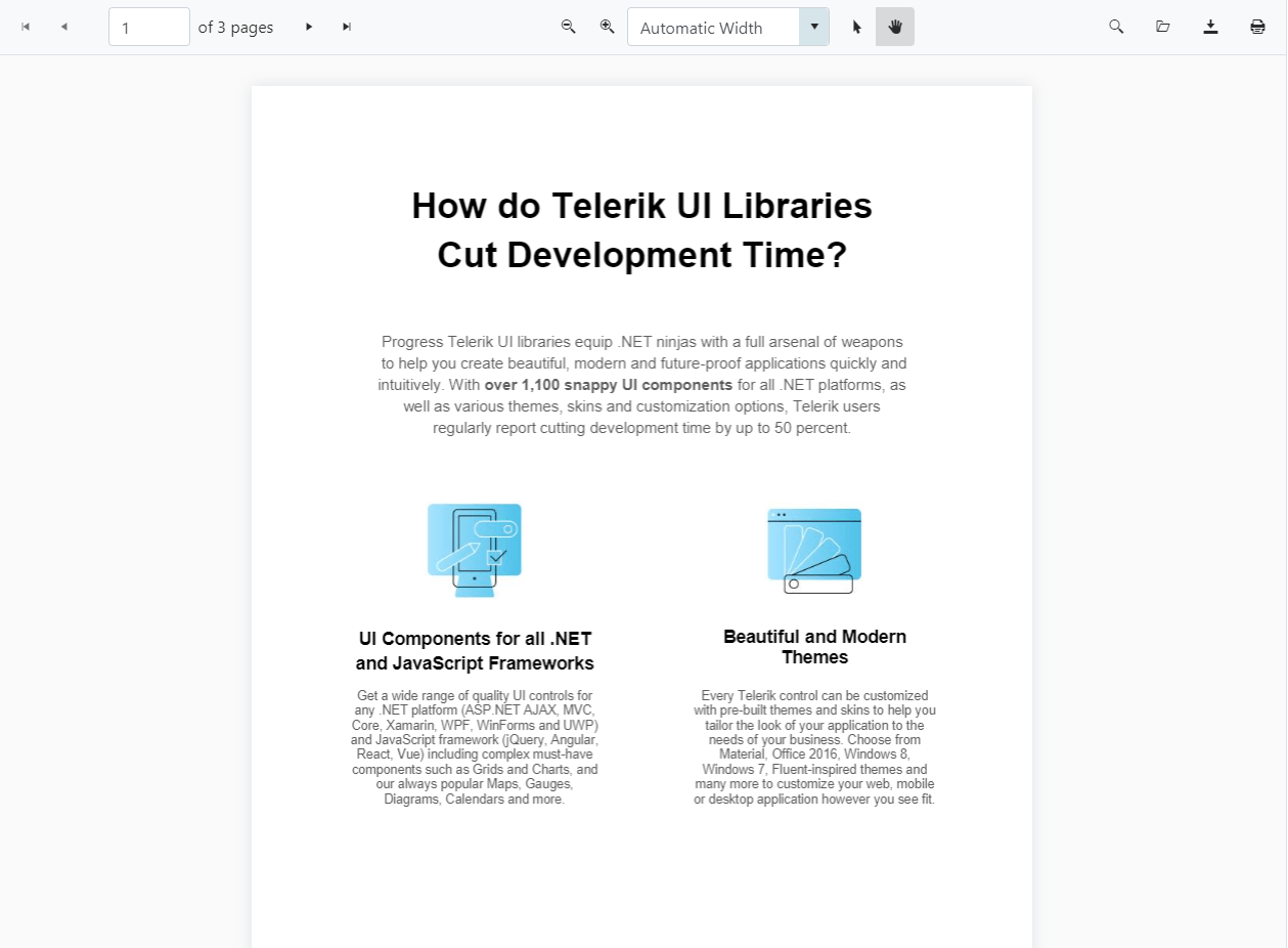 Pdf Viewer Aspnet Mvc Controls Telerik Ui For Aspnet Mvc