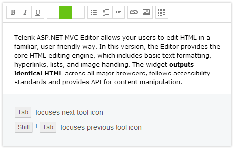 Editor - ASP.NET MVC Controls | Telerik UI for ASP.NET MVC