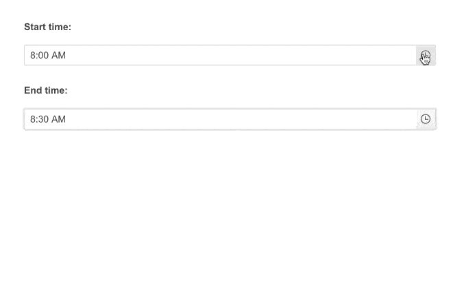 Timepicker Aspnet Mvc Controls Telerik Ui For Aspnet Mvc