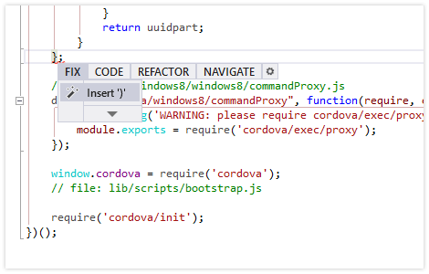 JavaScript developer productivity features- C# refactoring, code ...