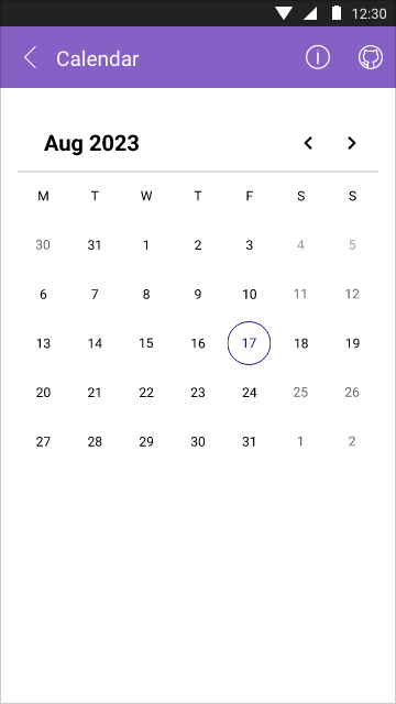 .NET MAUI Calendar Component| Telerik UI for .NET MAUI .NET MAUI Calendar Component| Telerik UI for .NET MAUI