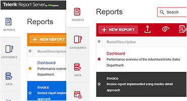 Report Server, Complete .NET Report Management Solution - Telerik