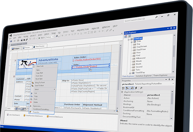Interactive Reporting Tool for WinForms | Telerik Interactive Reporting Tool for WinForms | Telerik