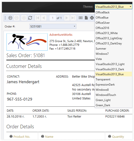 Net Reporting Core Blazor Wpf Angular Telerik Reporting