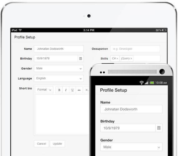Web Ui Javascript Components For Php Developers Telerik Ui For Php