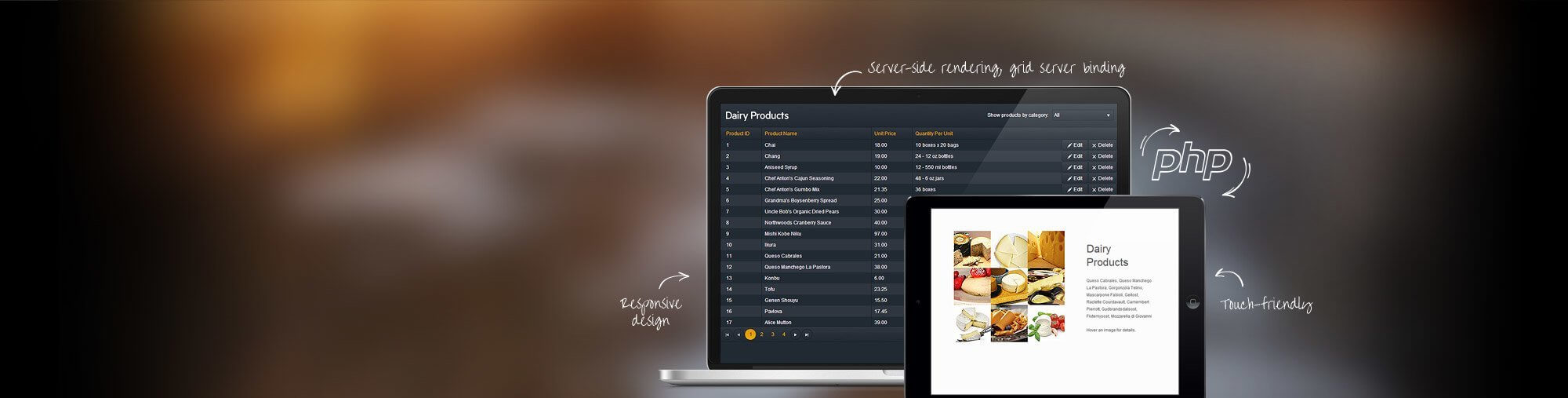 Web Ui Javascript Components For Php Developers Telerik Ui For Php