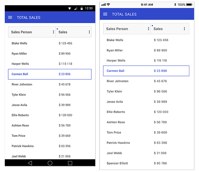 Xamarinforms Datagrid Control Progress Telerik Ui For Xamarin 6879
