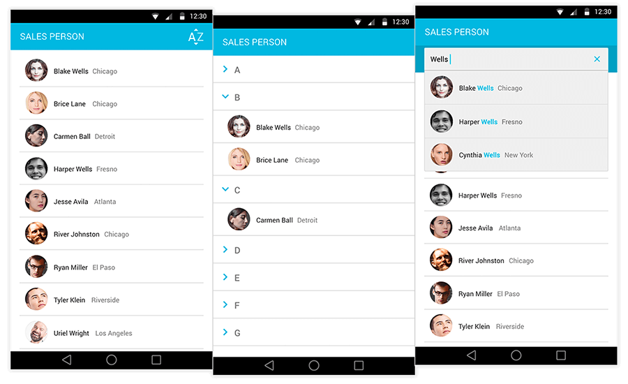 Xamarinforms Listview Control Progress Telerik Ui For Xamarin Xamarin