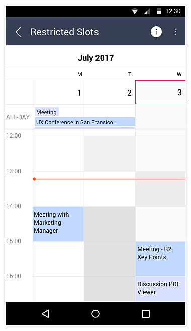 Xamarinforms Calendar Control Telerik Ui For Xamarin