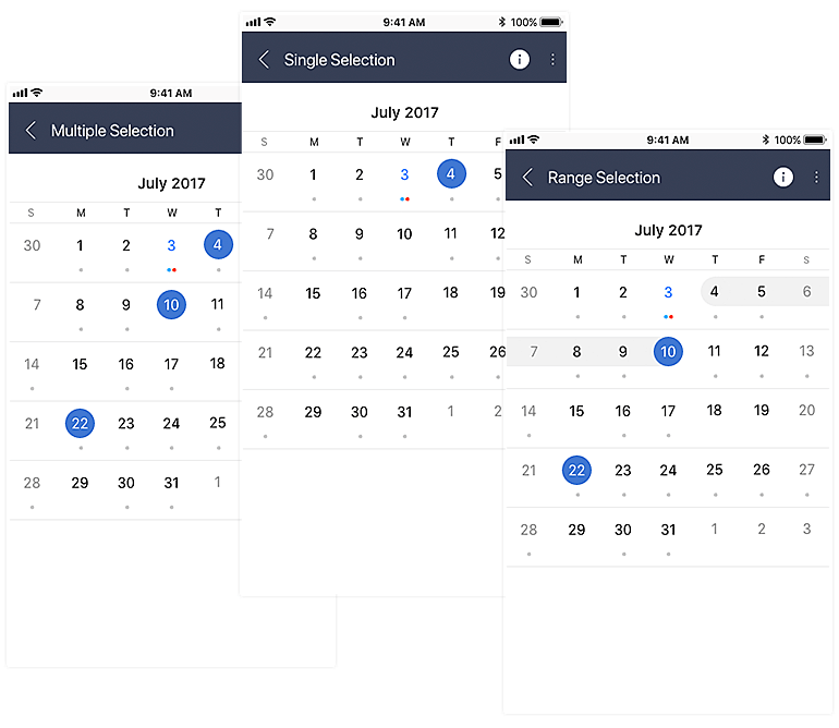 Xamarin Forms Calendar Control Telerik Ui For Xamarin