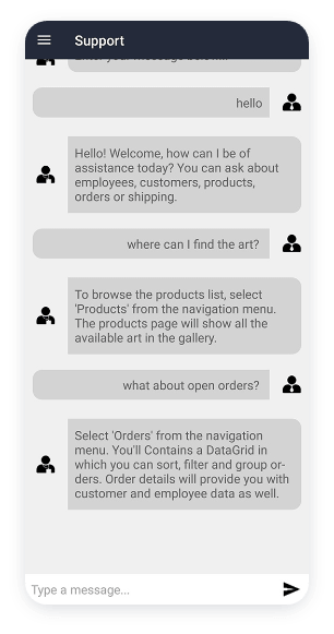Xamarin Example Apps Telerik Ui For Xamarin