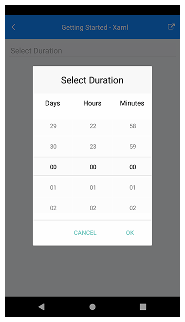 Xamarin Timespanpicker Control Progress Telerik Ui For Xamarin