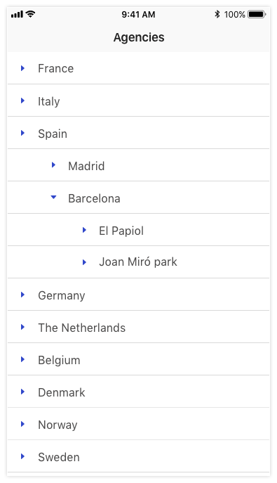Xamarin.Forms TreeView Control | Telerik UI for Xamarin Xamarin.Forms TreeView Control | Telerik UI for Xamarin