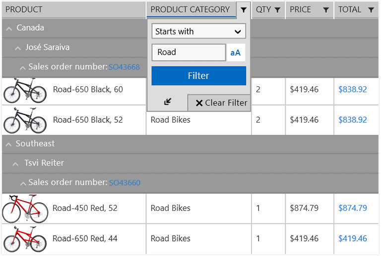 Grid Component Telerik Ui For Uwp Telerik