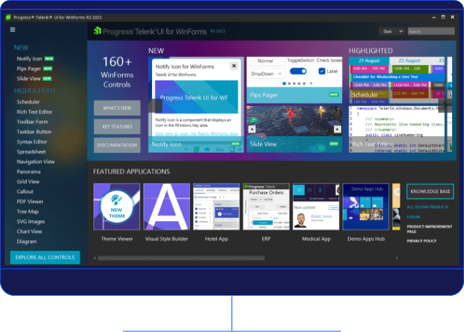Demo Application From Telerik Ui For Winforms